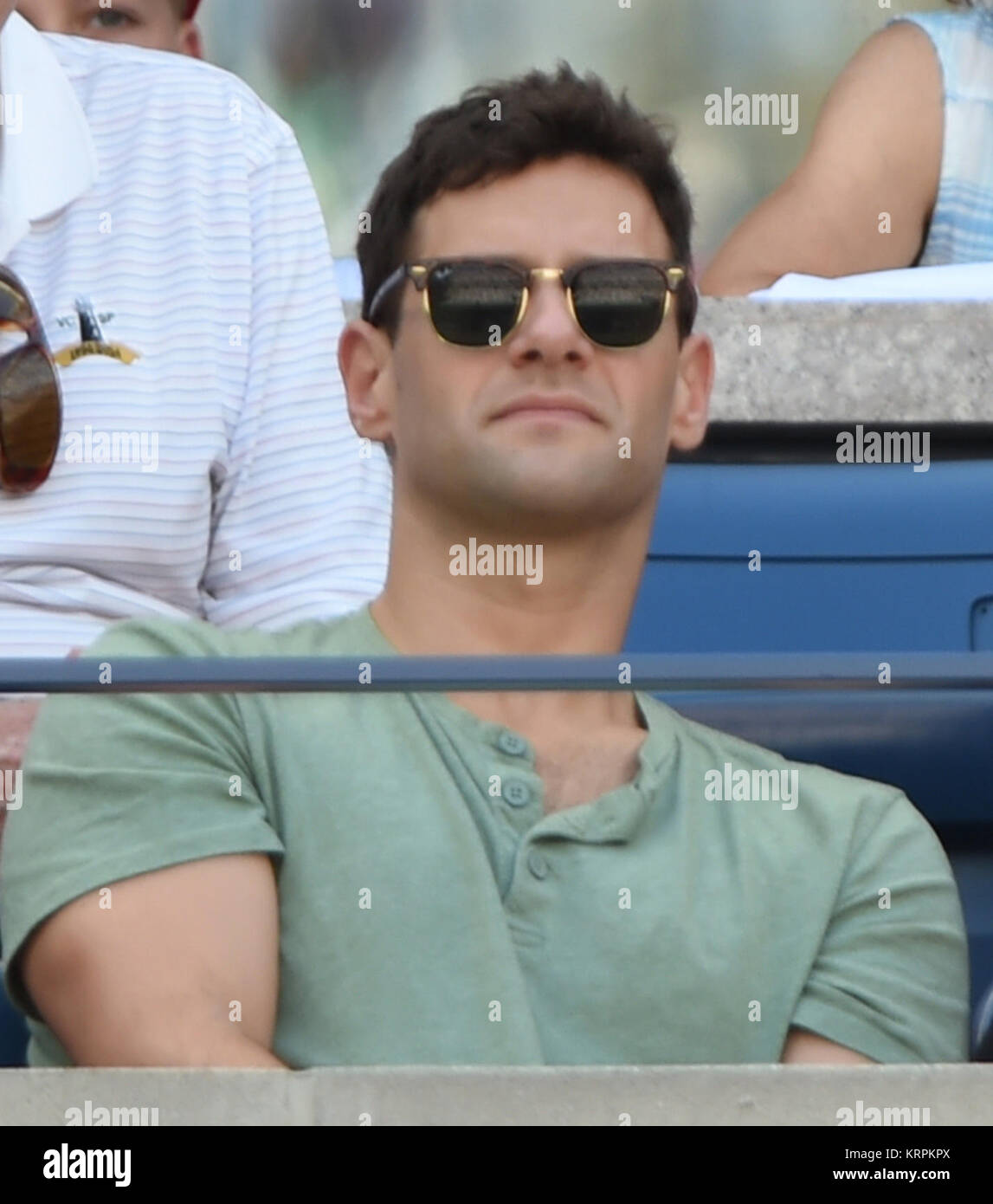 NEW YORK, NY - SEPTEMBER 06: Justin Bartha, Lia Smith on day seven of ...