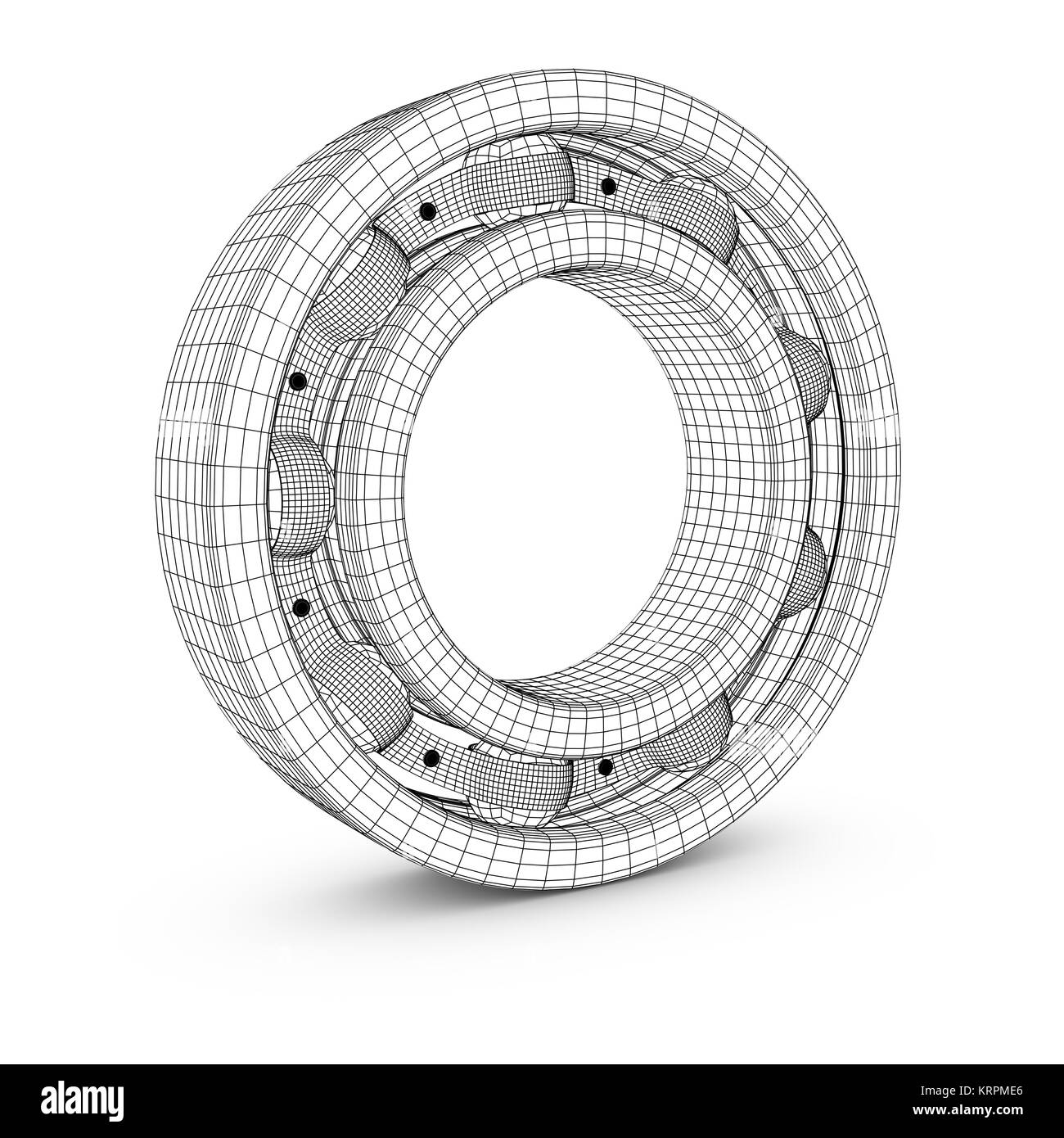 Ball bearing model Cut Out Stock Images & Pictures - Alamy