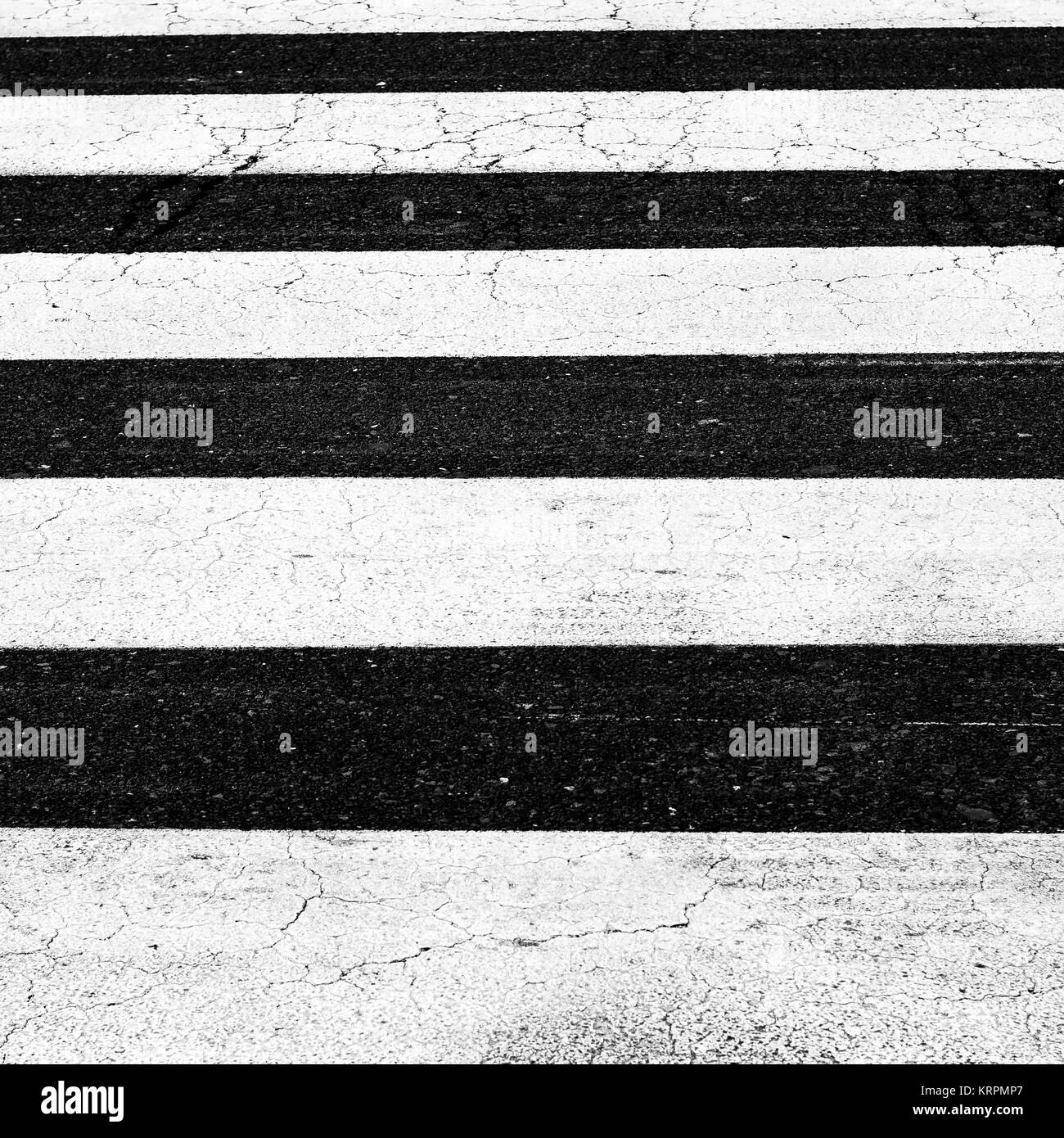 Crossing white line Black and White Stock Photos & Images - Alamy