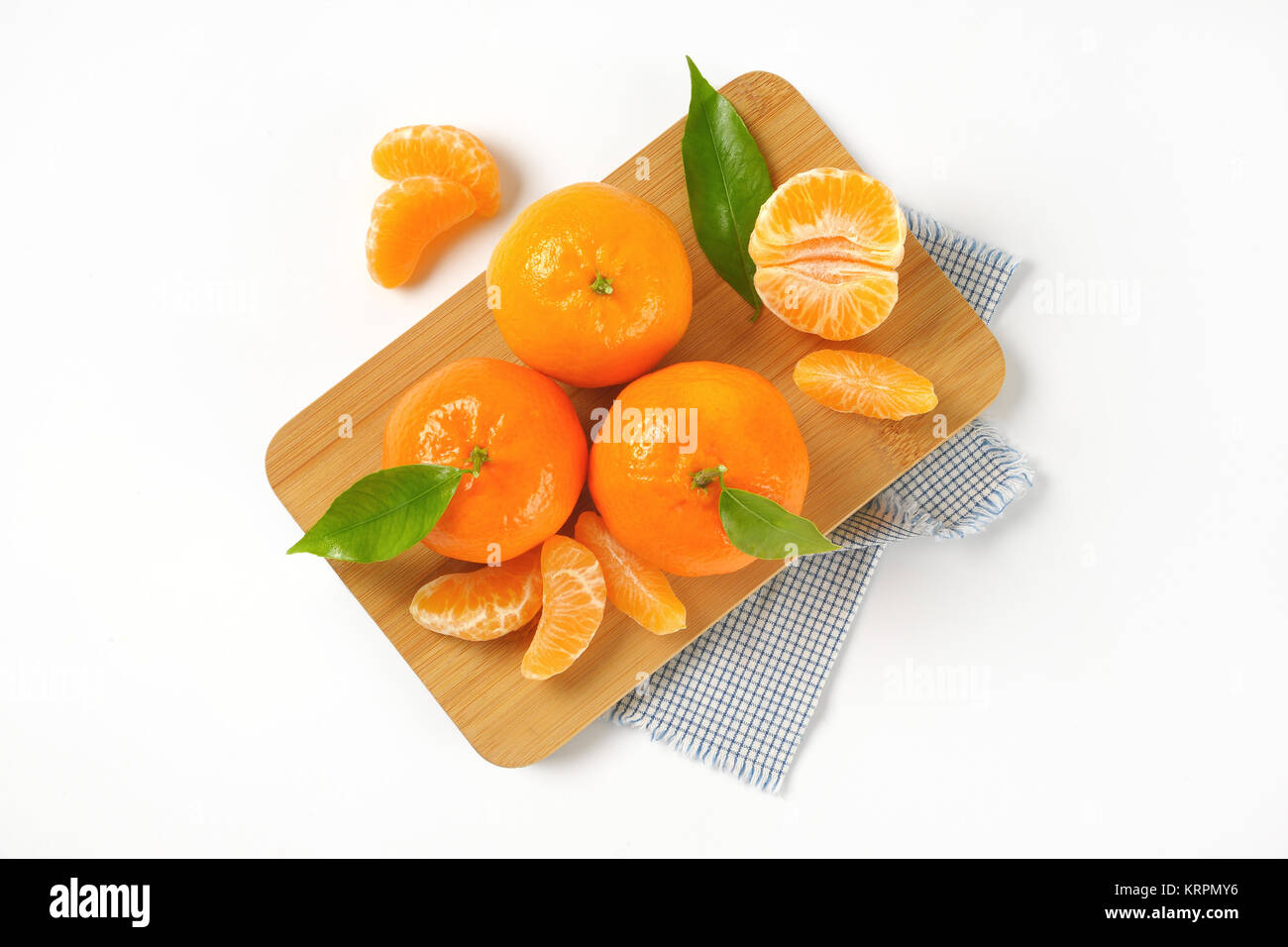 tangerines with separated segments Stock Photo - Alamy