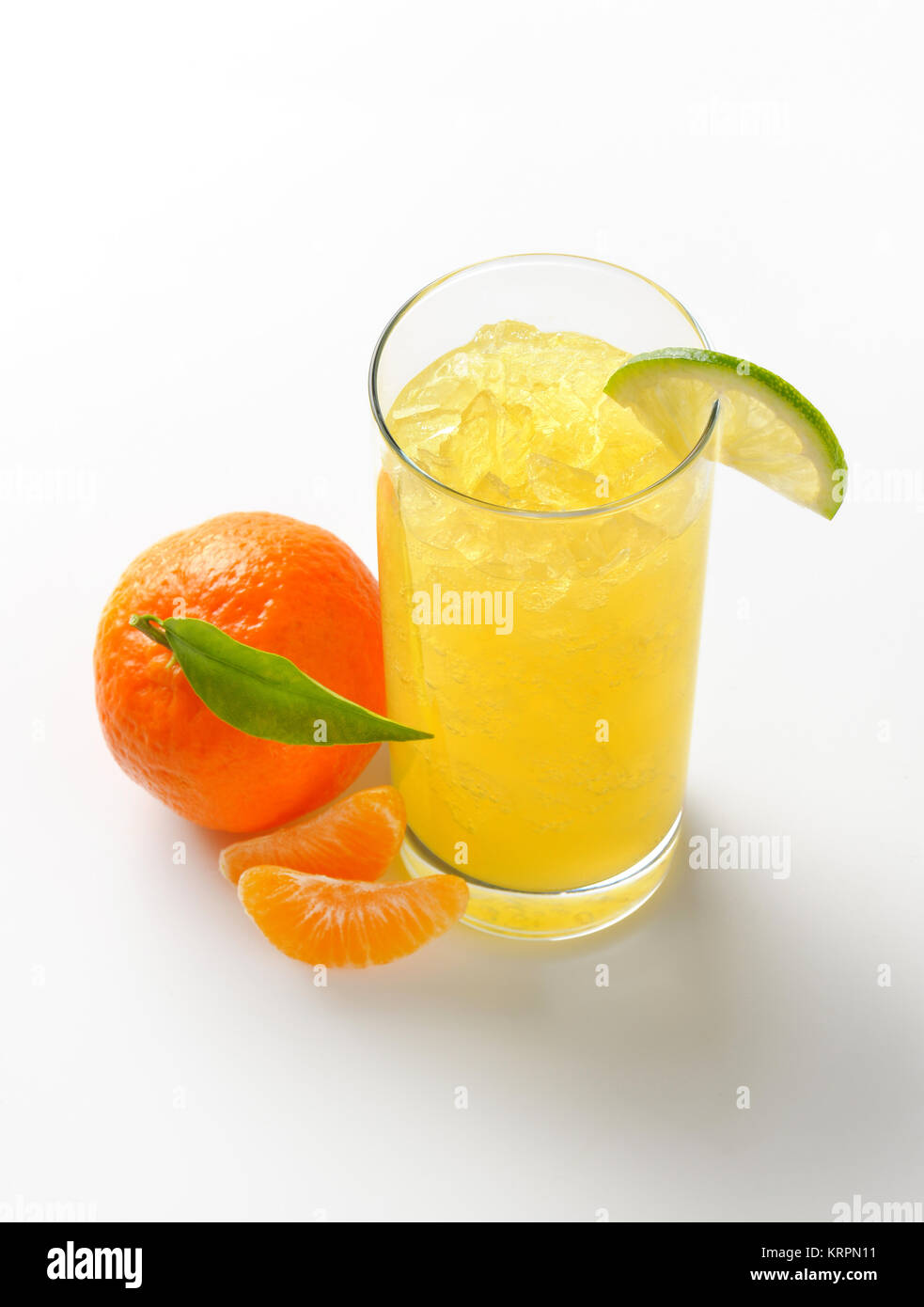 glass of mandarin juice Stock Photo - Alamy