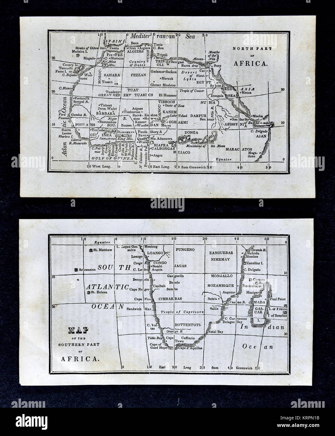 1830 Nathan Hale Map - South Africa - Cape of Good Hope Congo Angola ...