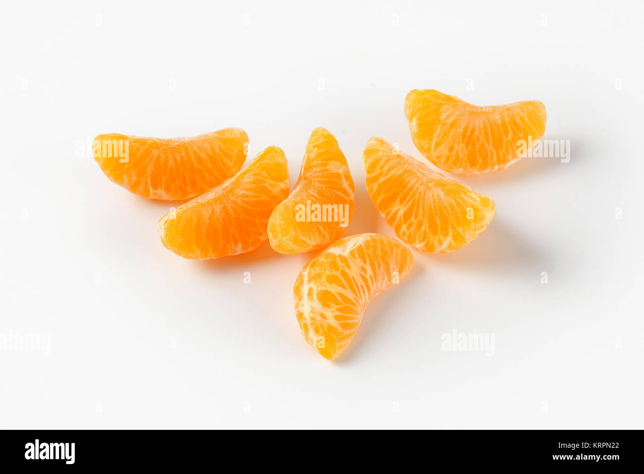 Peeled mandarin segments Stock Photo - Alamy