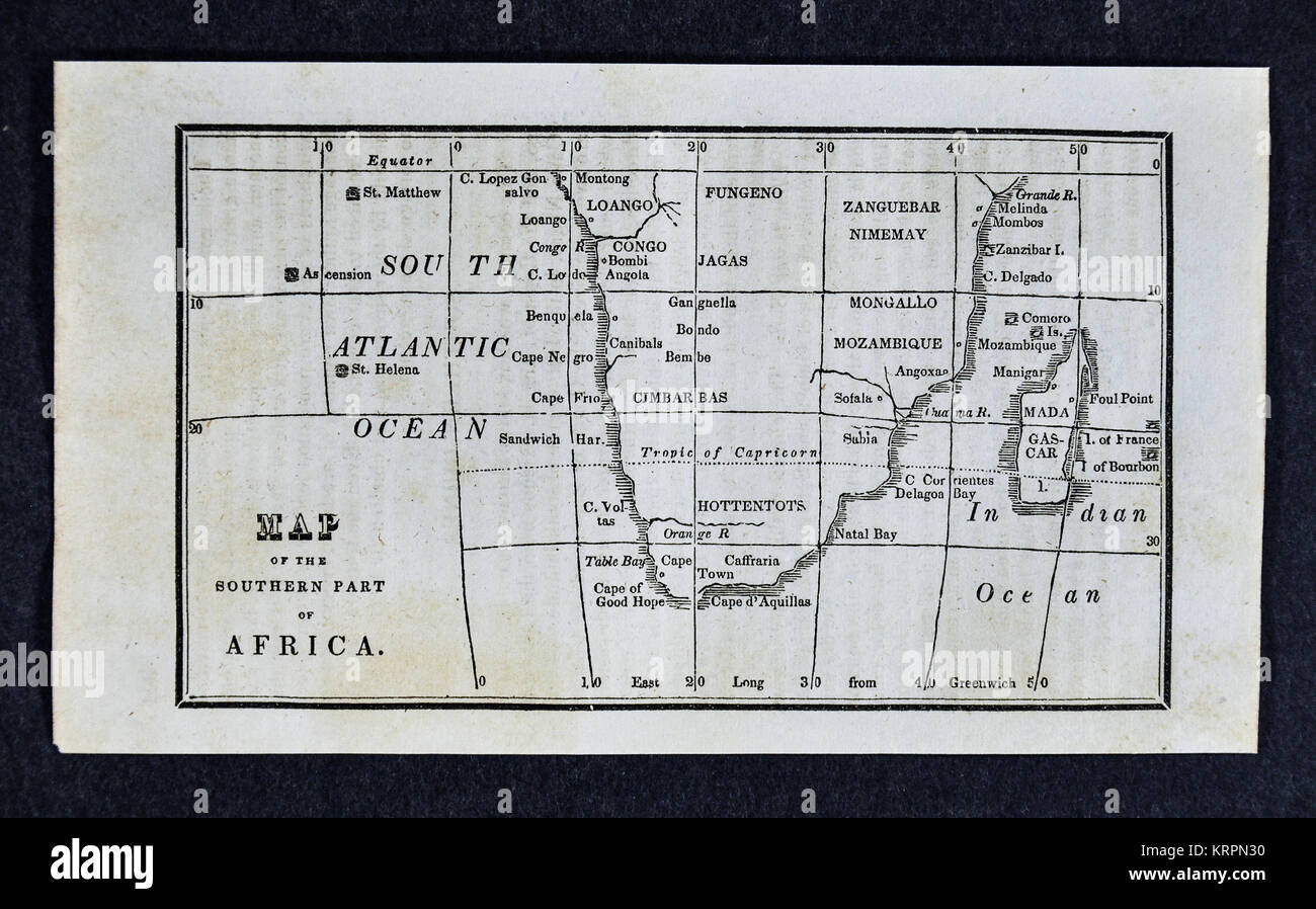 Cape of good hope map hi-res stock photography and images - Alamy