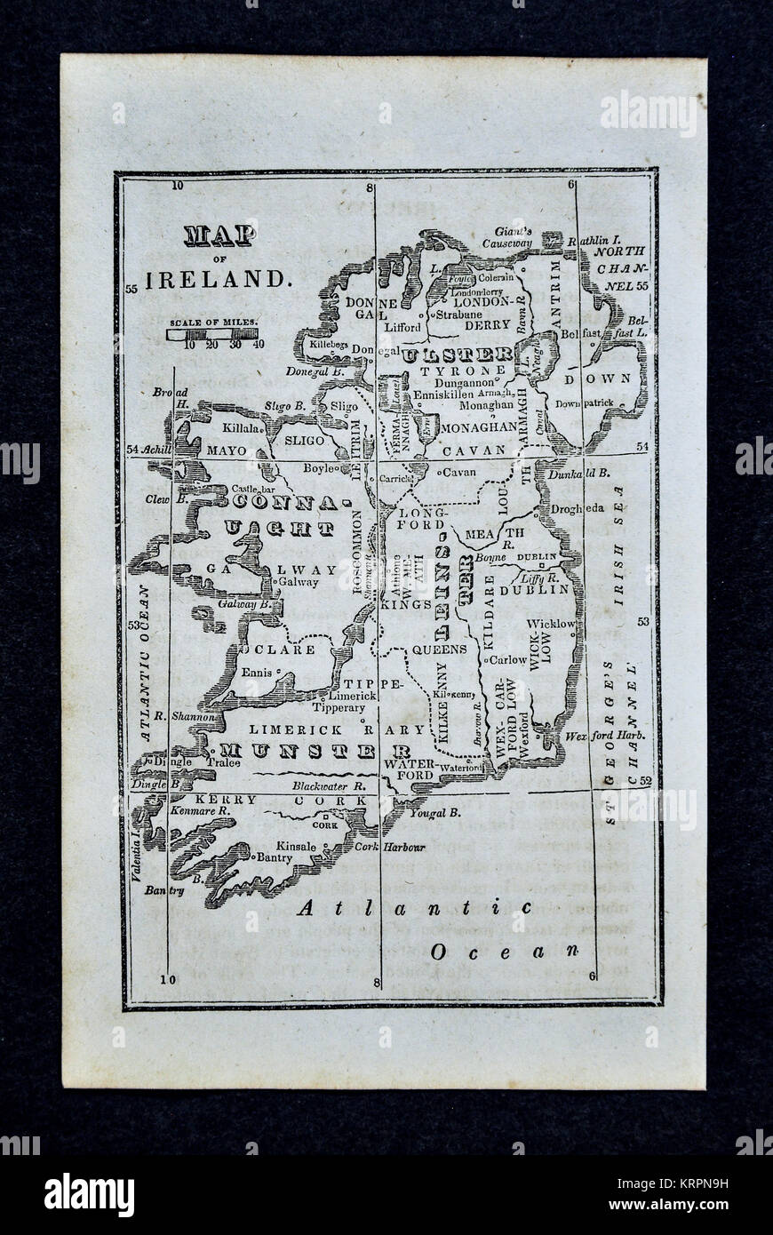 Map ireland hi-res stock photography and images - Alamy