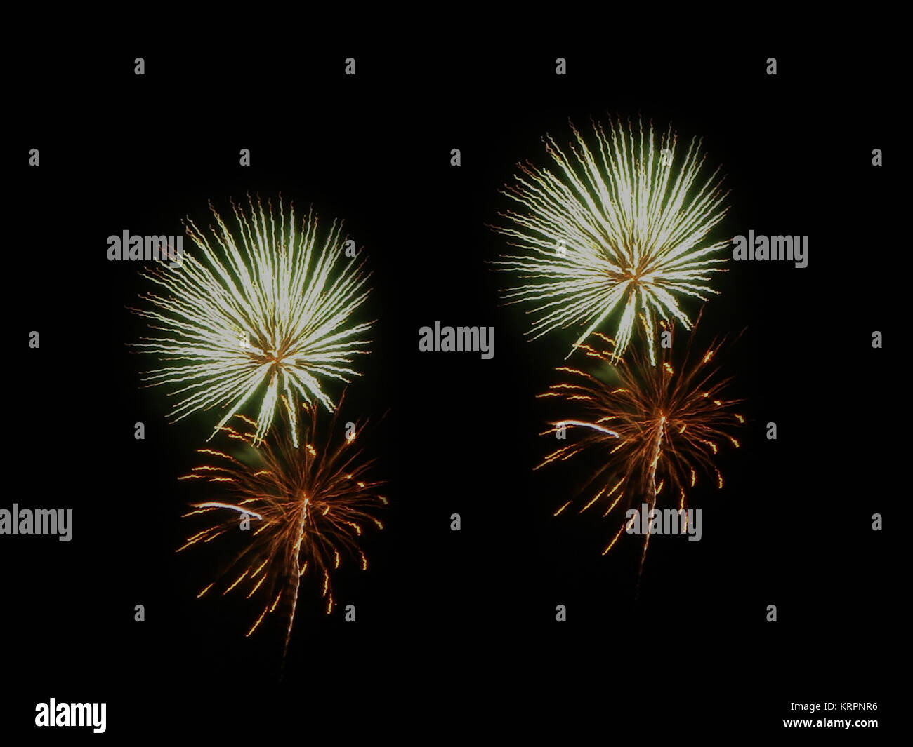 fireworks in the night sky Stock Photo - Alamy