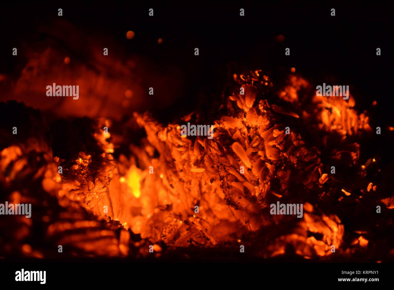 fire and embers Stock Photo - Alamy