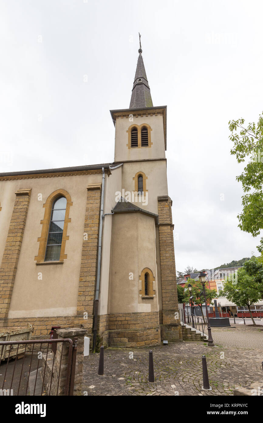 Church in Dommeldange Stock Photo - Alamy