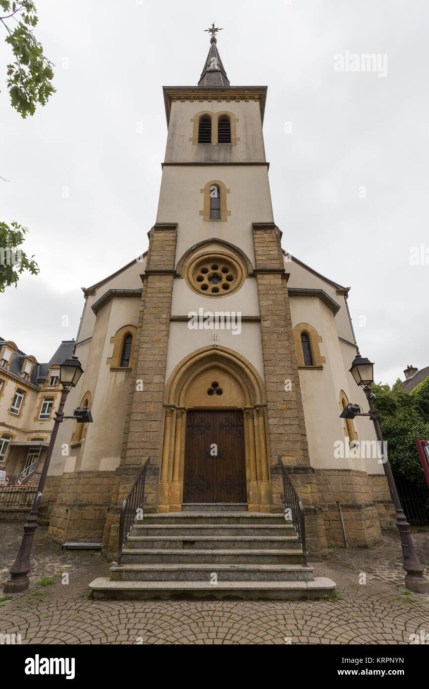 Church in Dommeldange Stock Photo - Alamy