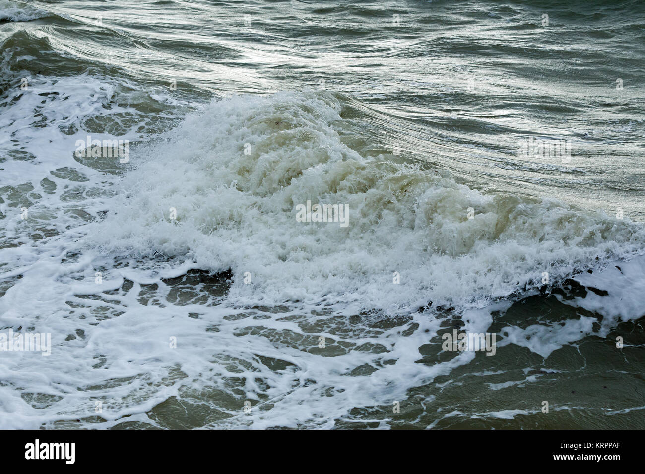 Waves in Winter Stock Photo - Alamy