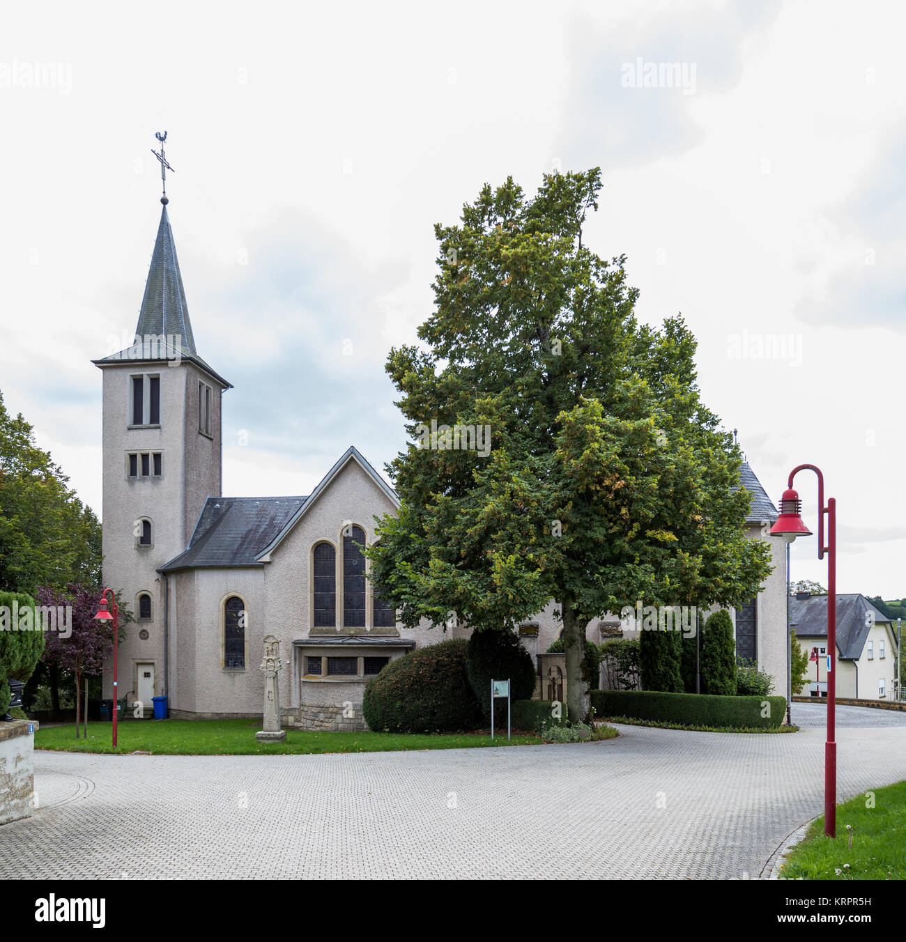 Church in Garnich Stock Photo - Alamy
