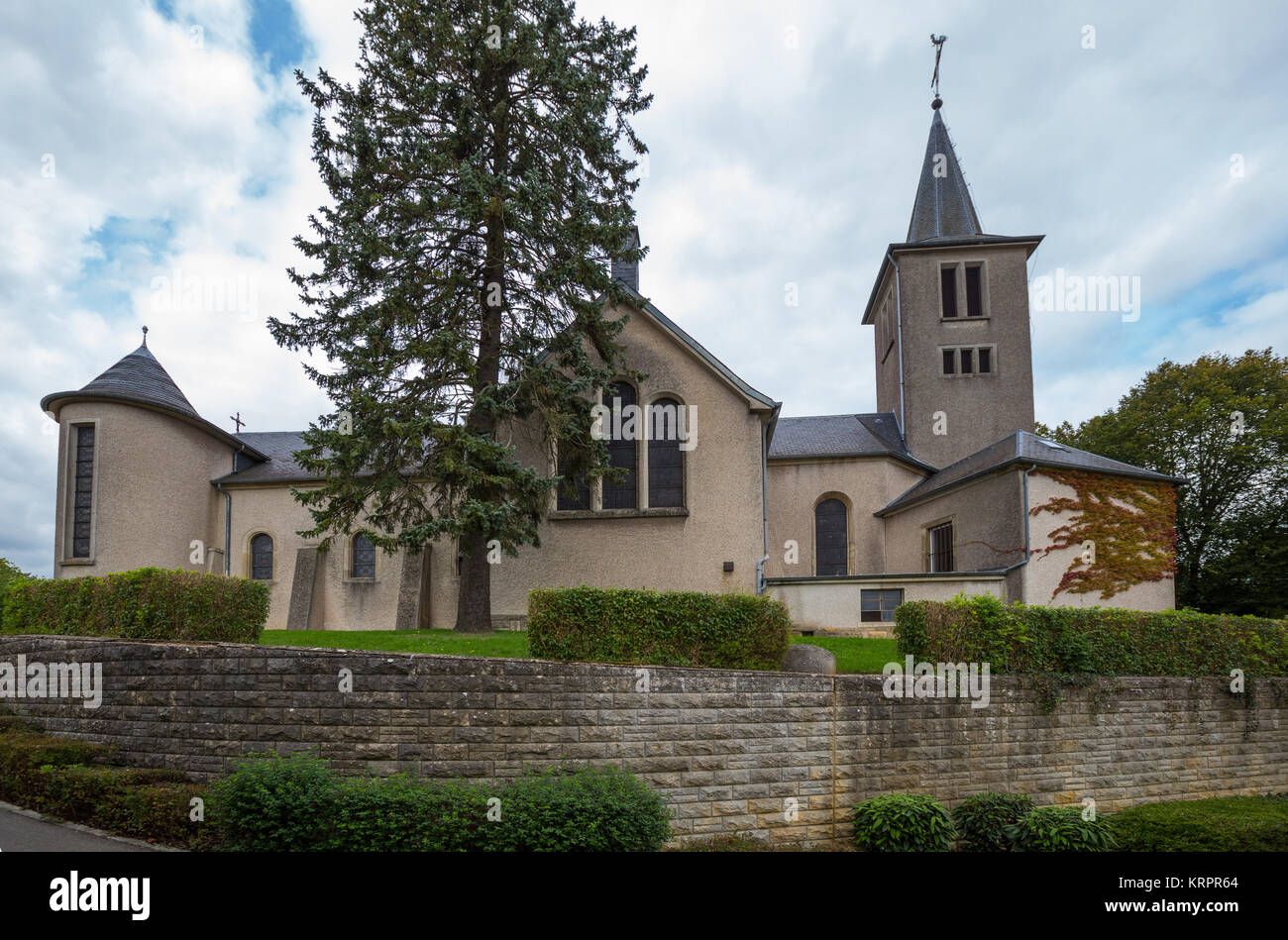 Church in Garnich Stock Photo - Alamy