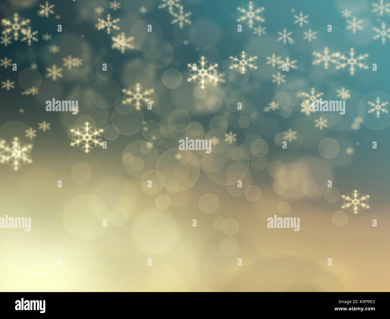 Abstract Christmas background with snowflakes Stock Photo - Alamy