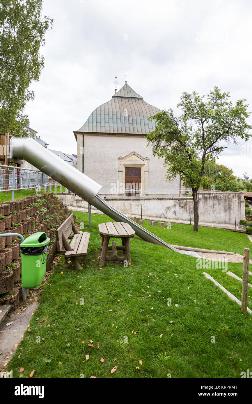 Church in Dippach Stock Photo - Alamy