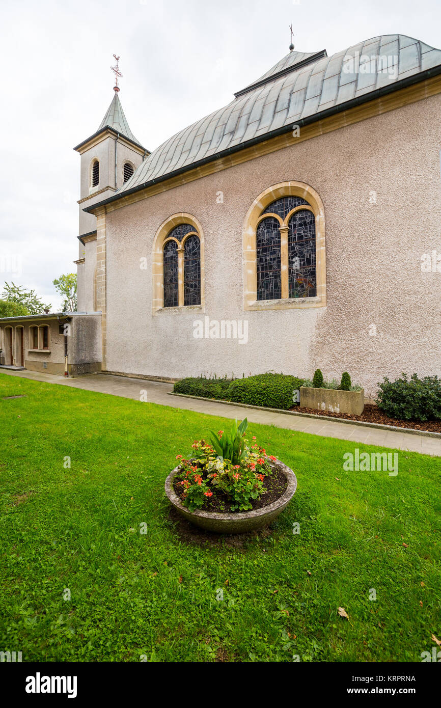 Church in Dippach Stock Photo - Alamy