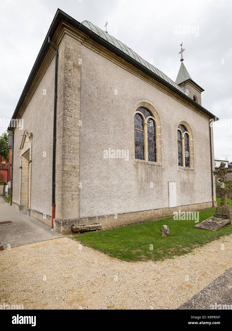 Church in Dippach Stock Photo - Alamy