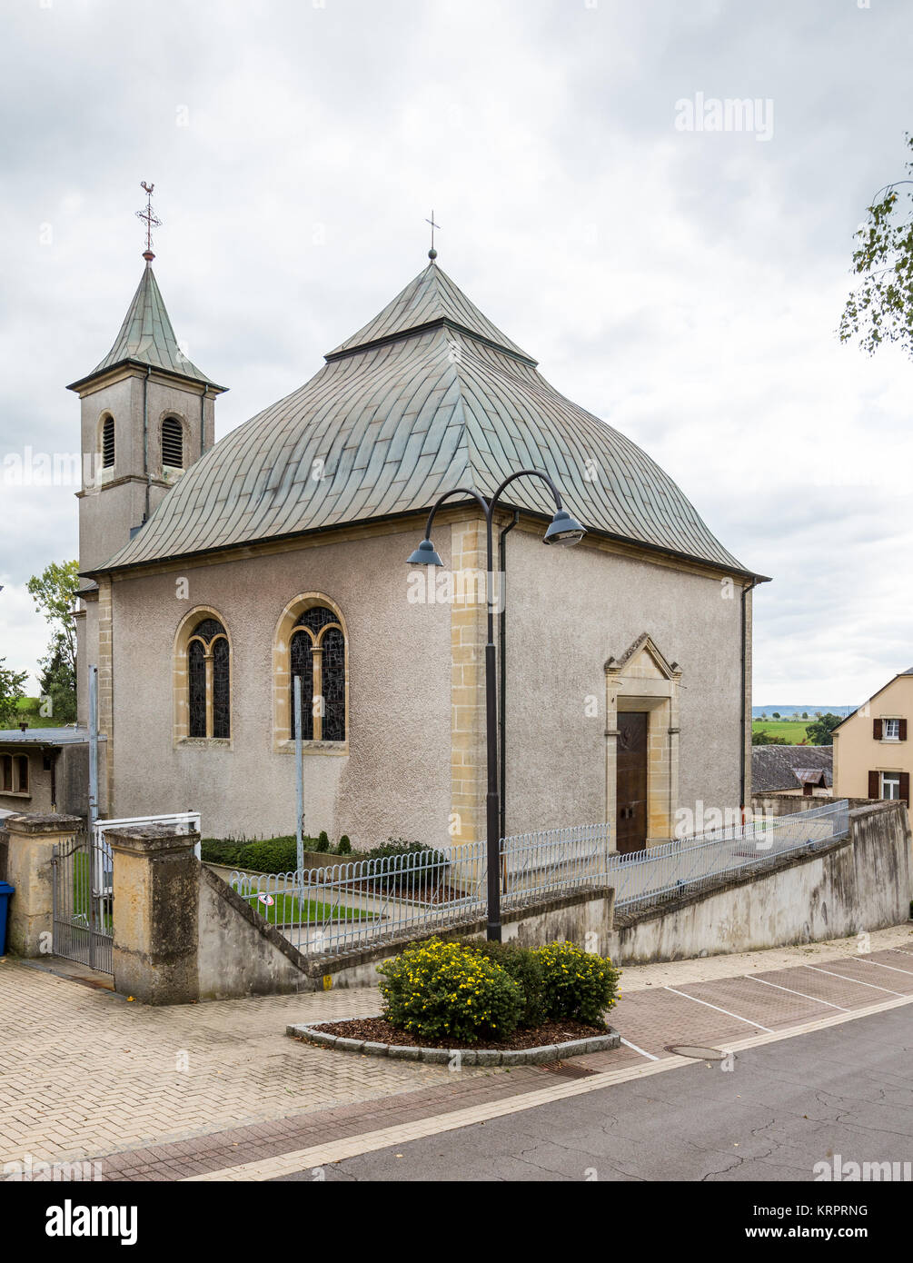 Church in Dippach Stock Photo - Alamy