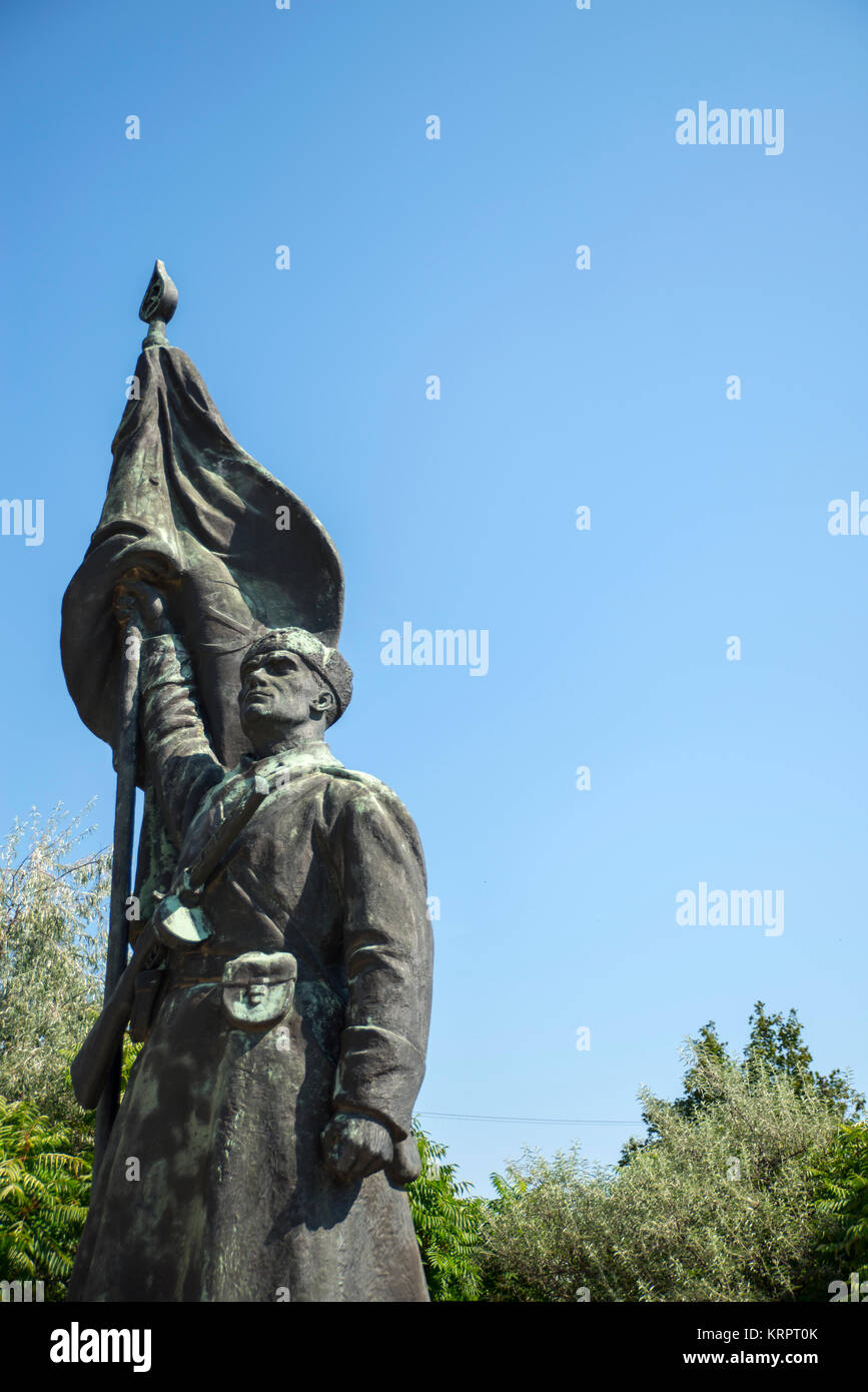 Red army soldier statue, Memento Park, Budapest Stock Photo - Alamy