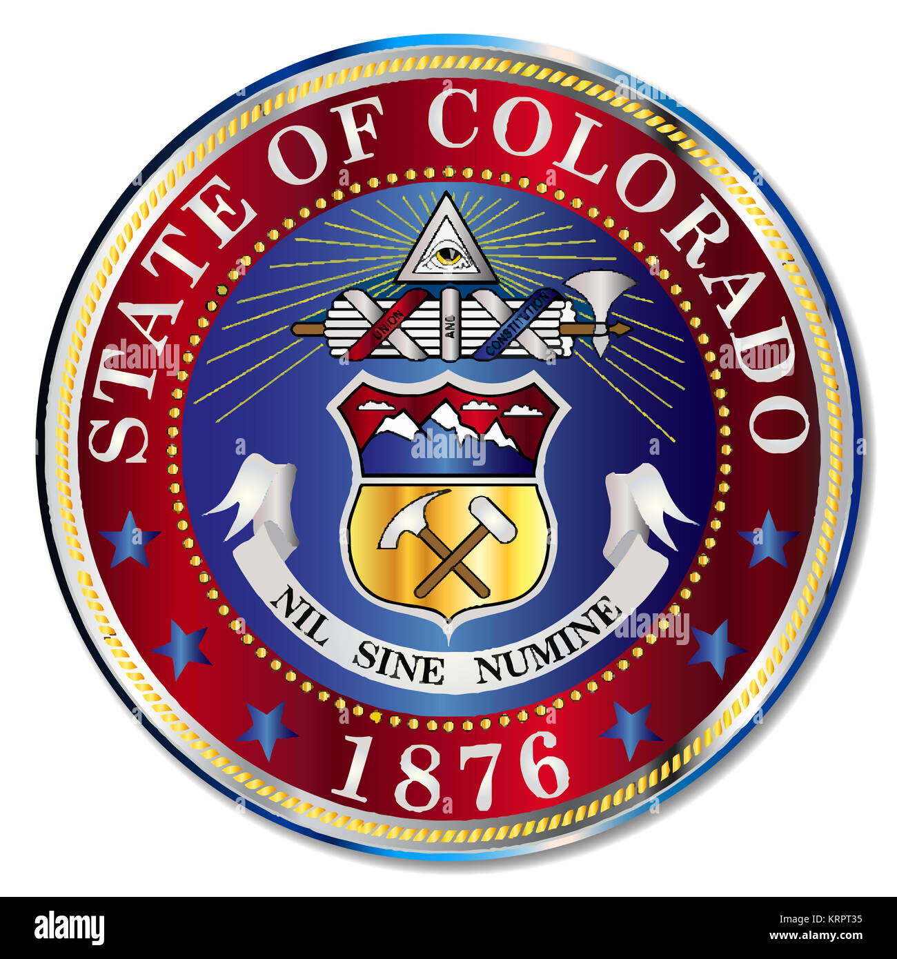 Colorado State Seal Stock Photo - Alamy