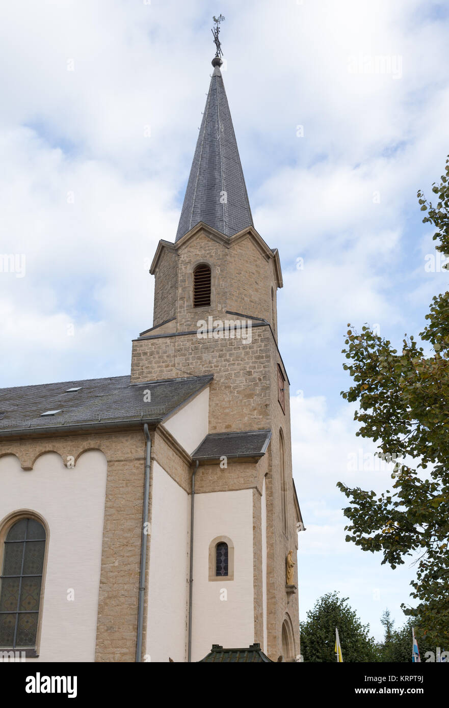 Church in Heffingen Stock Photo - Alamy