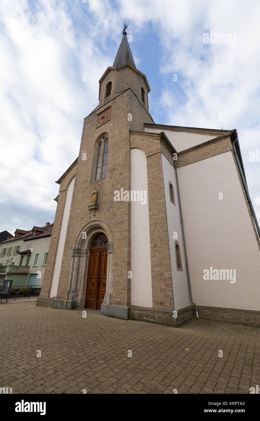 Church in Heffingen Stock Photo - Alamy