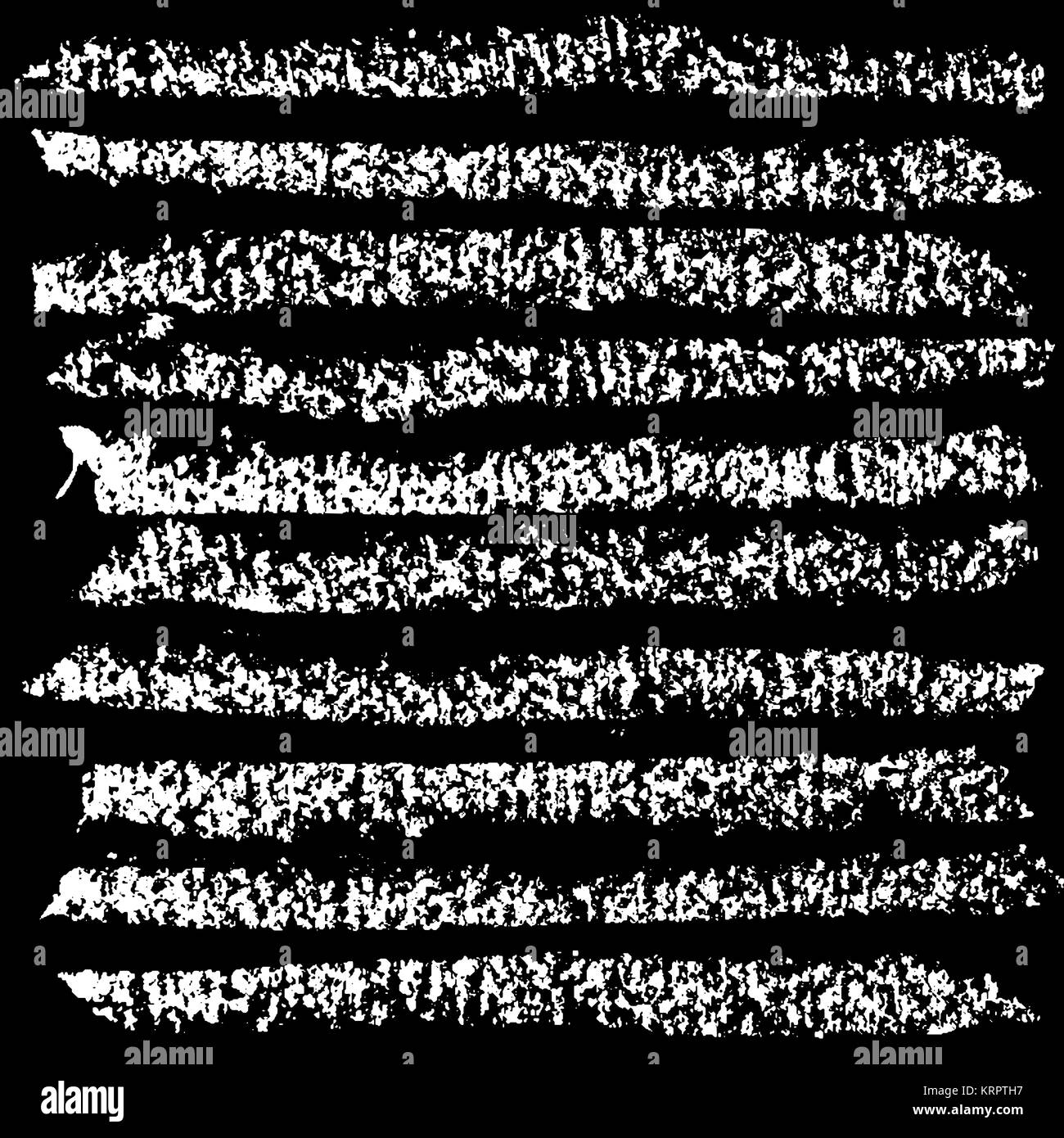 Chalk brushes set. Grunge elements with chalk texture. Hand drawn ...