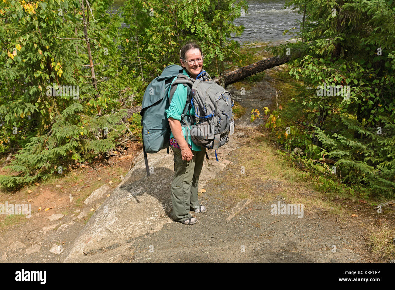 Canoe portage boundary waters hi-res stock photography and images - Alamy