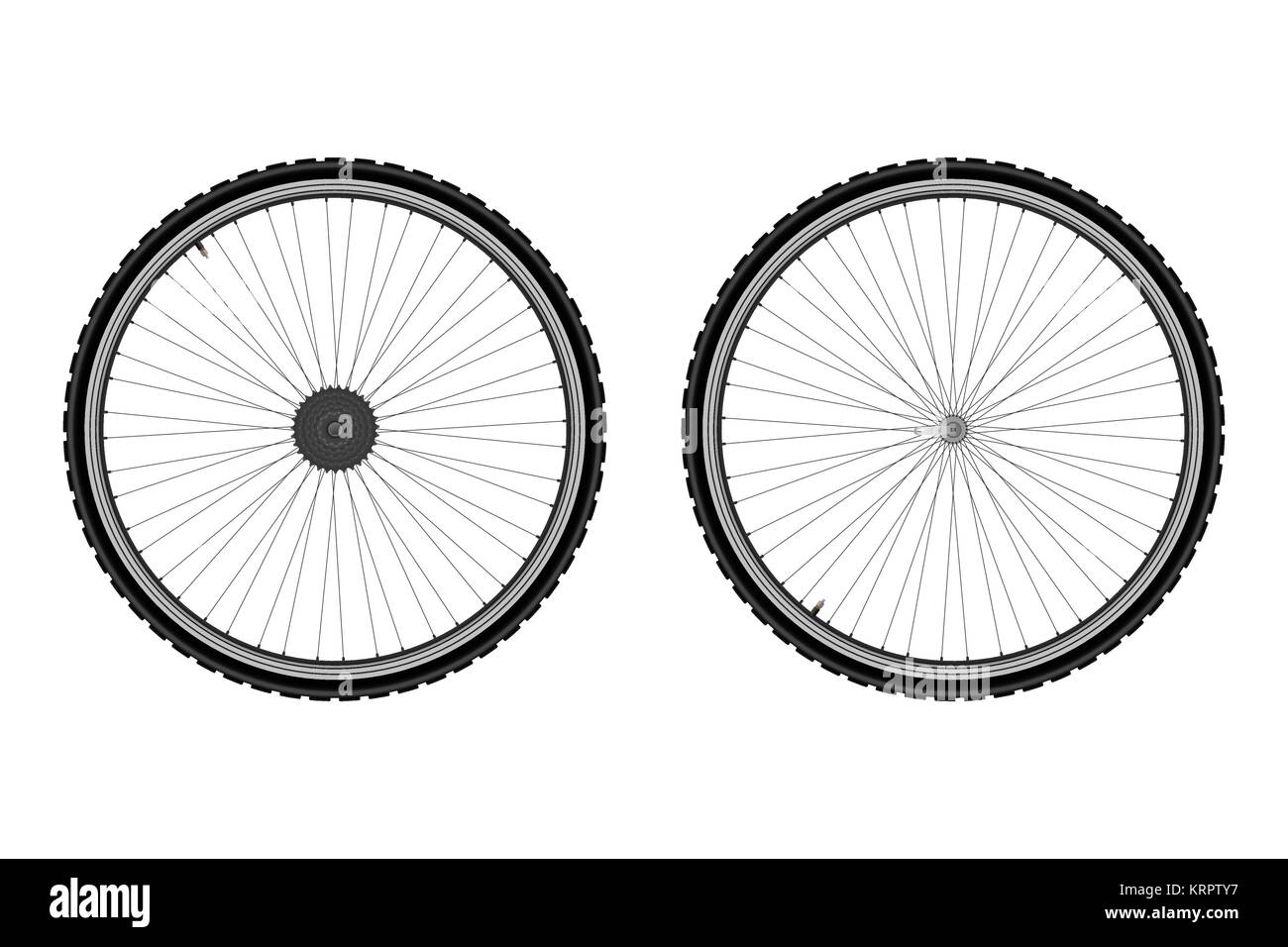 Bicycle wheel on a white background Stock Vector Image & Art - Alamy