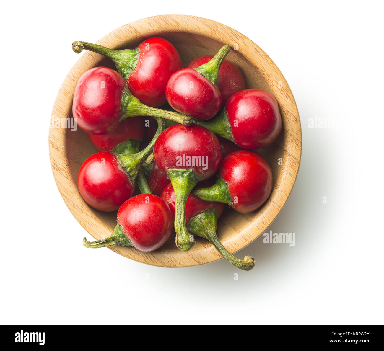 Round red chili peppers Stock Photo - Alamy