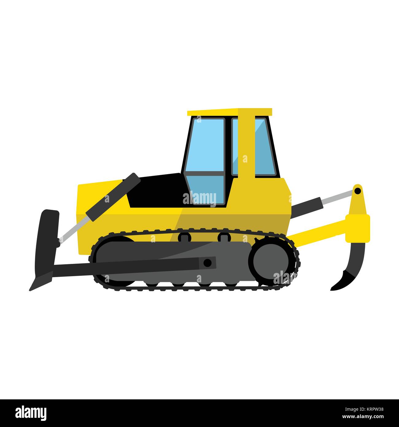 Cat Bulldozer Clipart