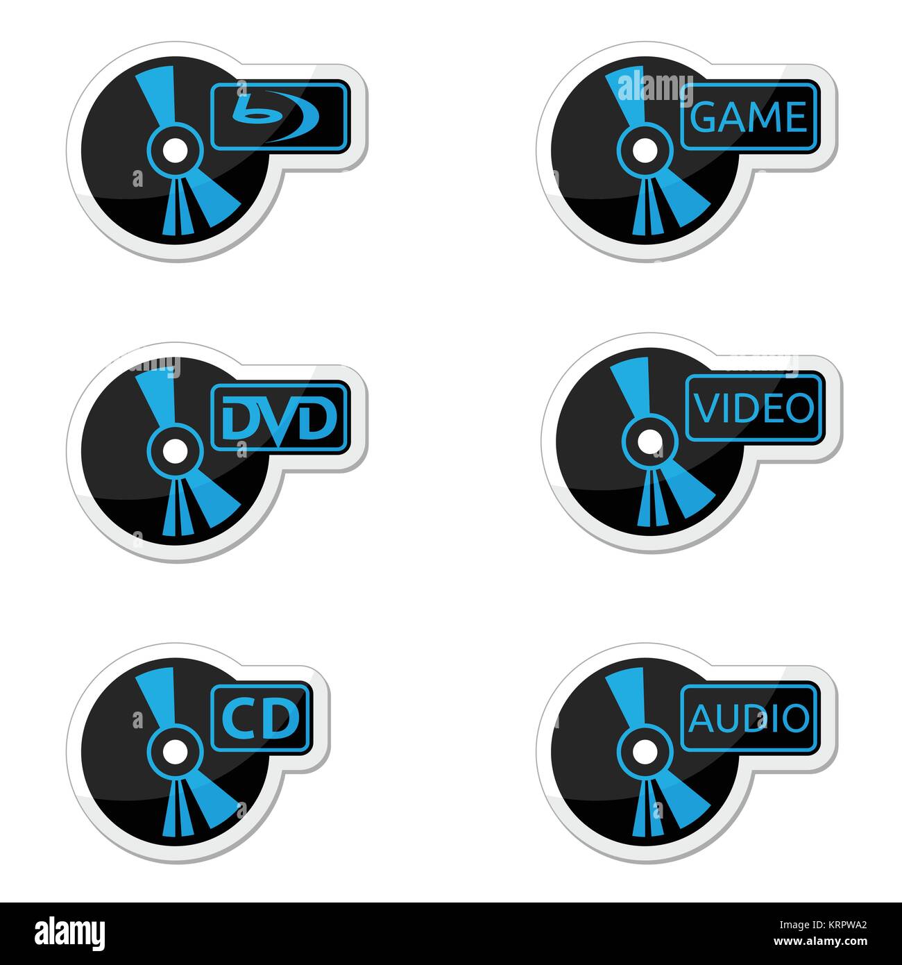 Optical storage disc Stock Vector Images - Alamy