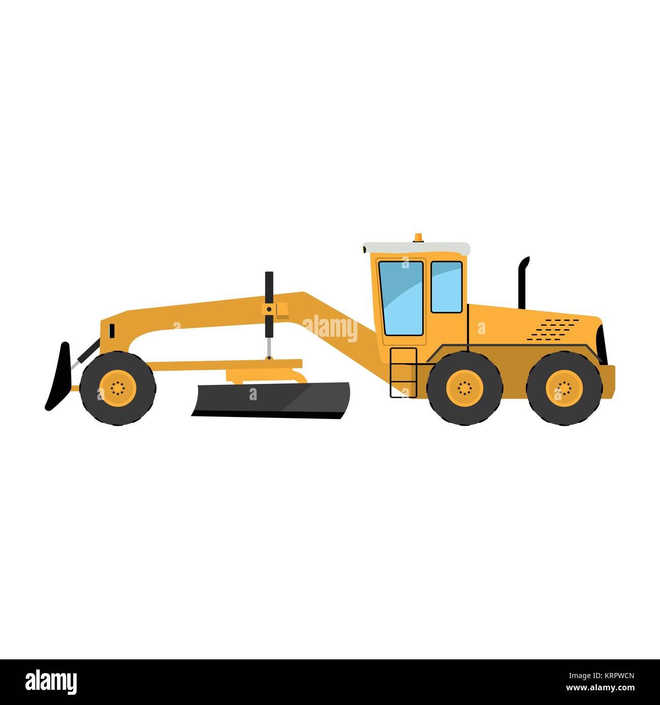 Grader on a white background Stock Vector Image & Art - Alamy