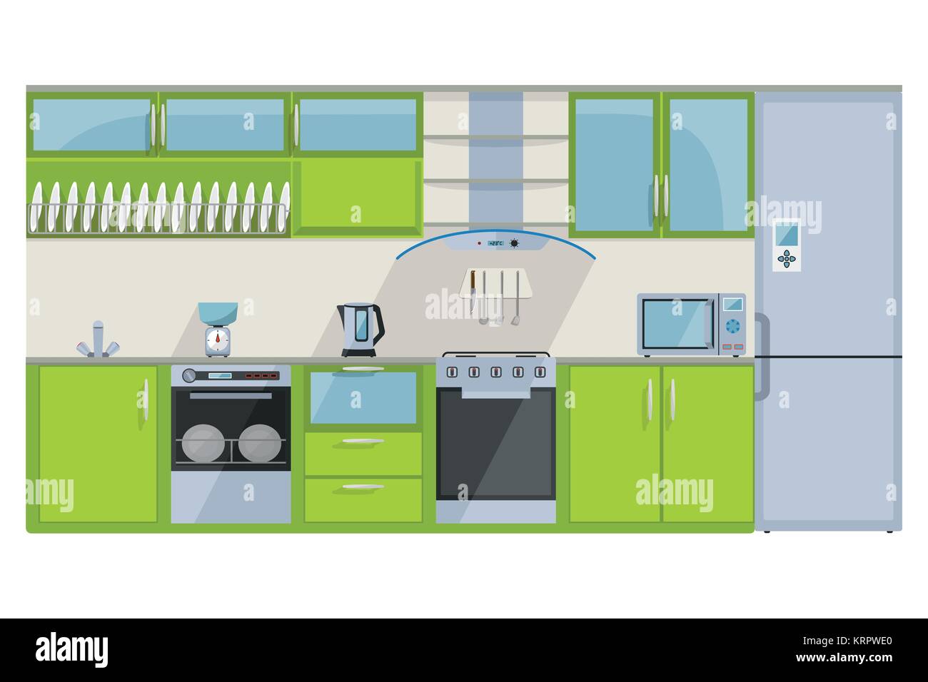 Fully equipped Stock Vector Images - Alamy