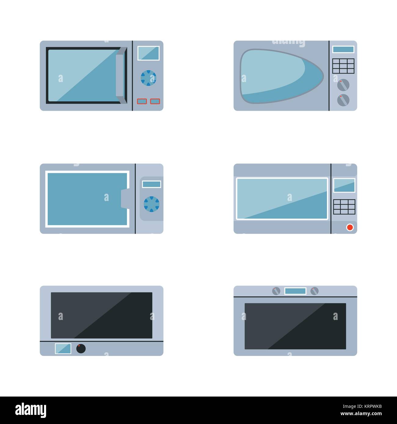 microwave oven in vector Stock Vector Image & Art - Alamy