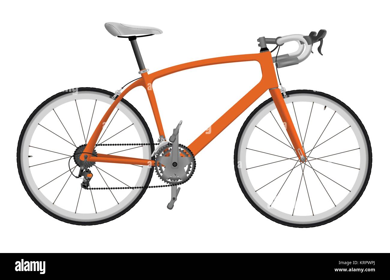 Road racing on bike Stock Vector Images - Alamy