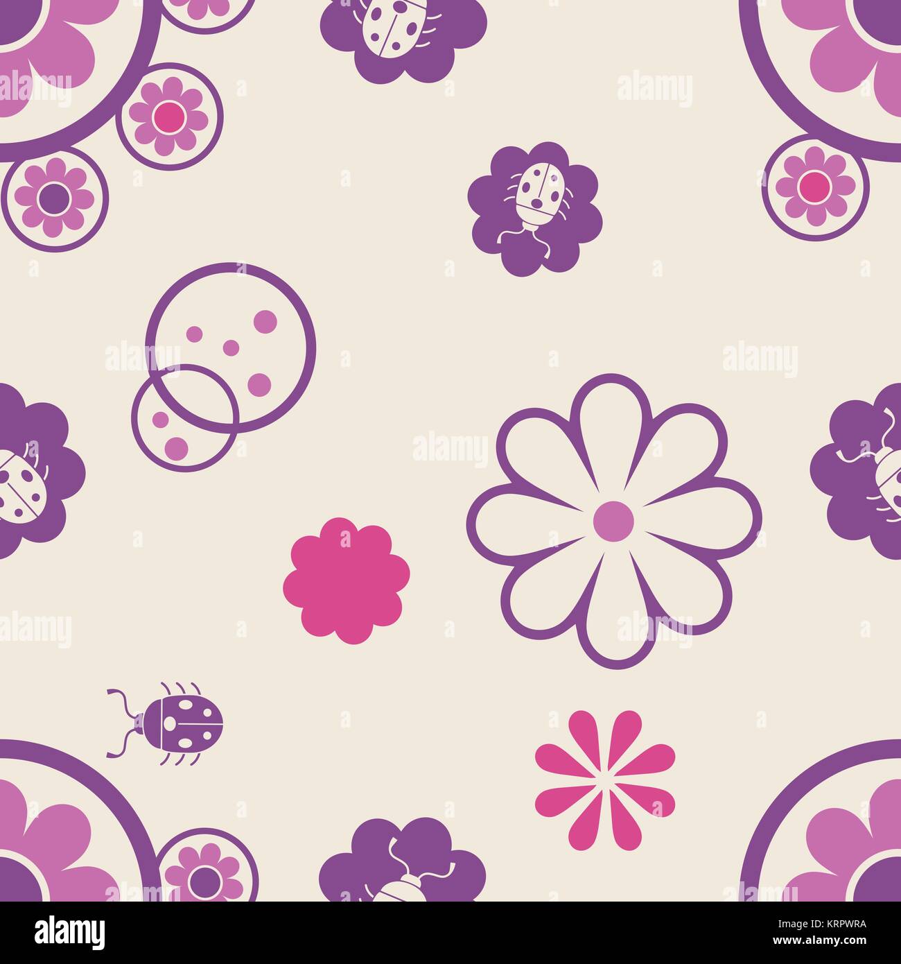 Pink beetle Stock Vector Images - Alamy