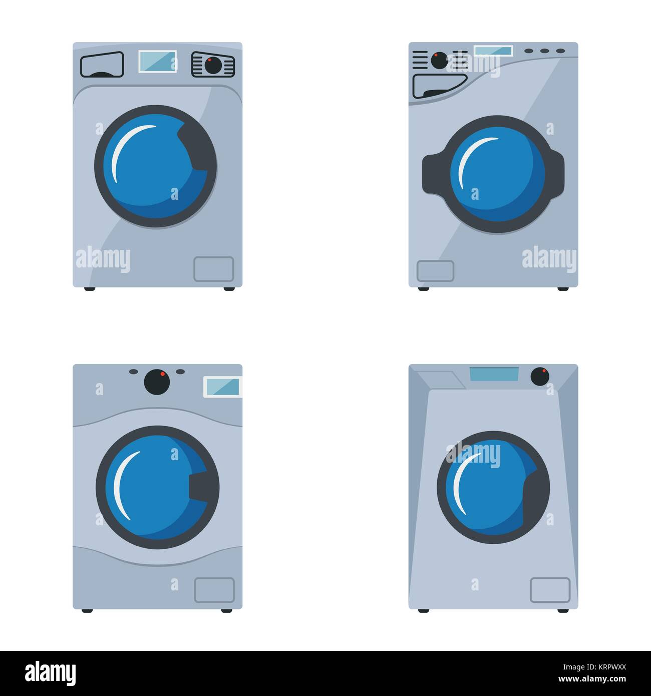 Clean clothes on washing Stock Vector Images - Alamy