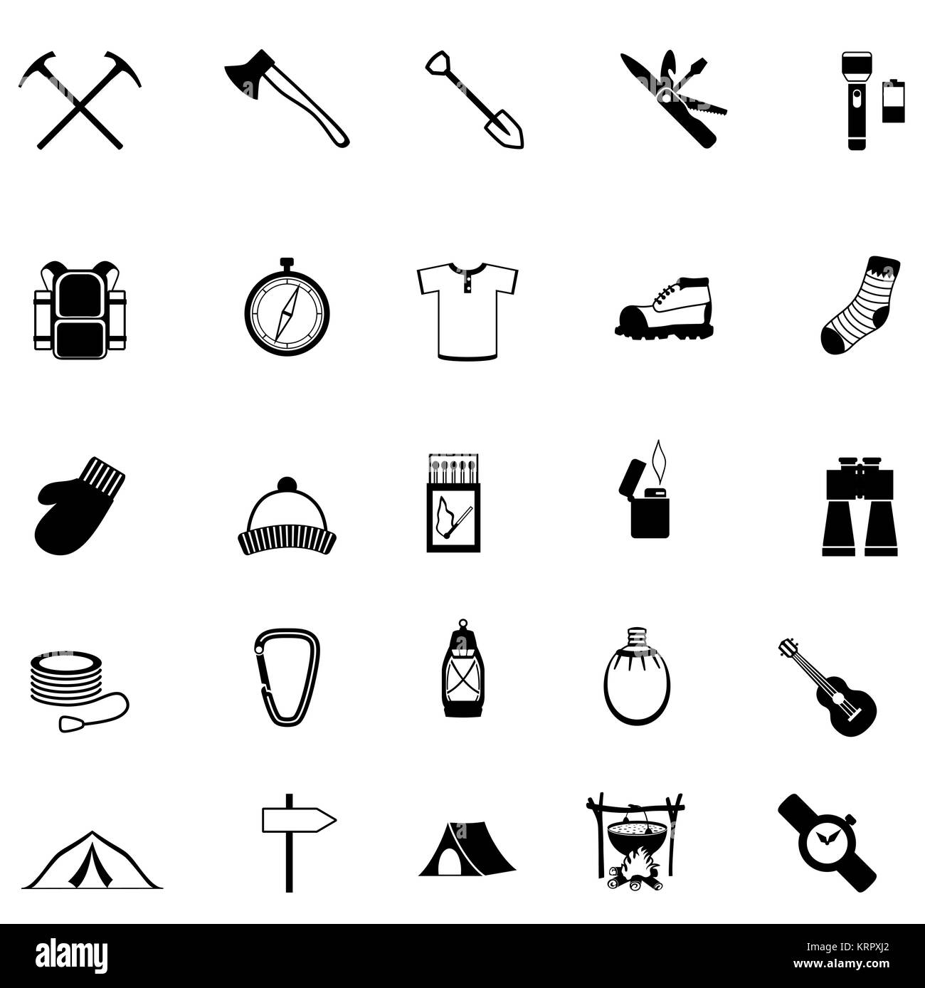 Adventure icons Cut Out Stock Images & Pictures - Alamy