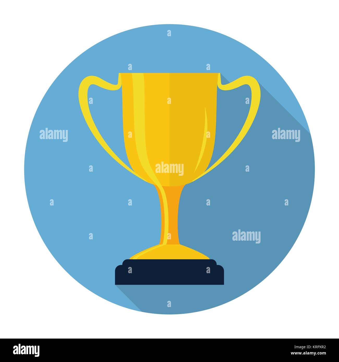 Victory celebration trophy champion Stock Vector Images - Alamy
