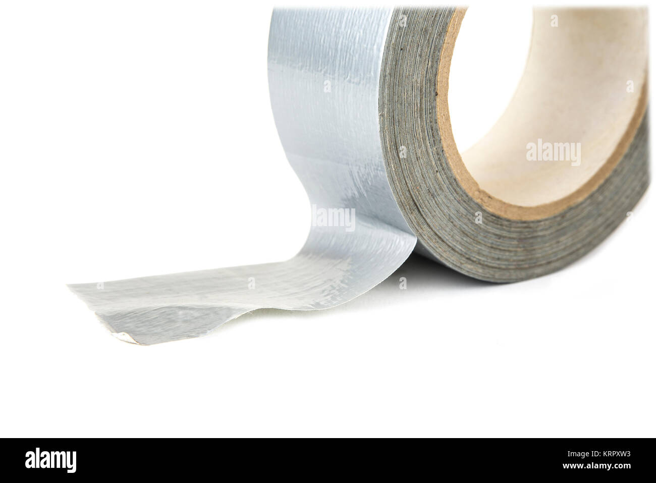 Roll of duck or duct tape on the white background Stock Photo - Alamy
