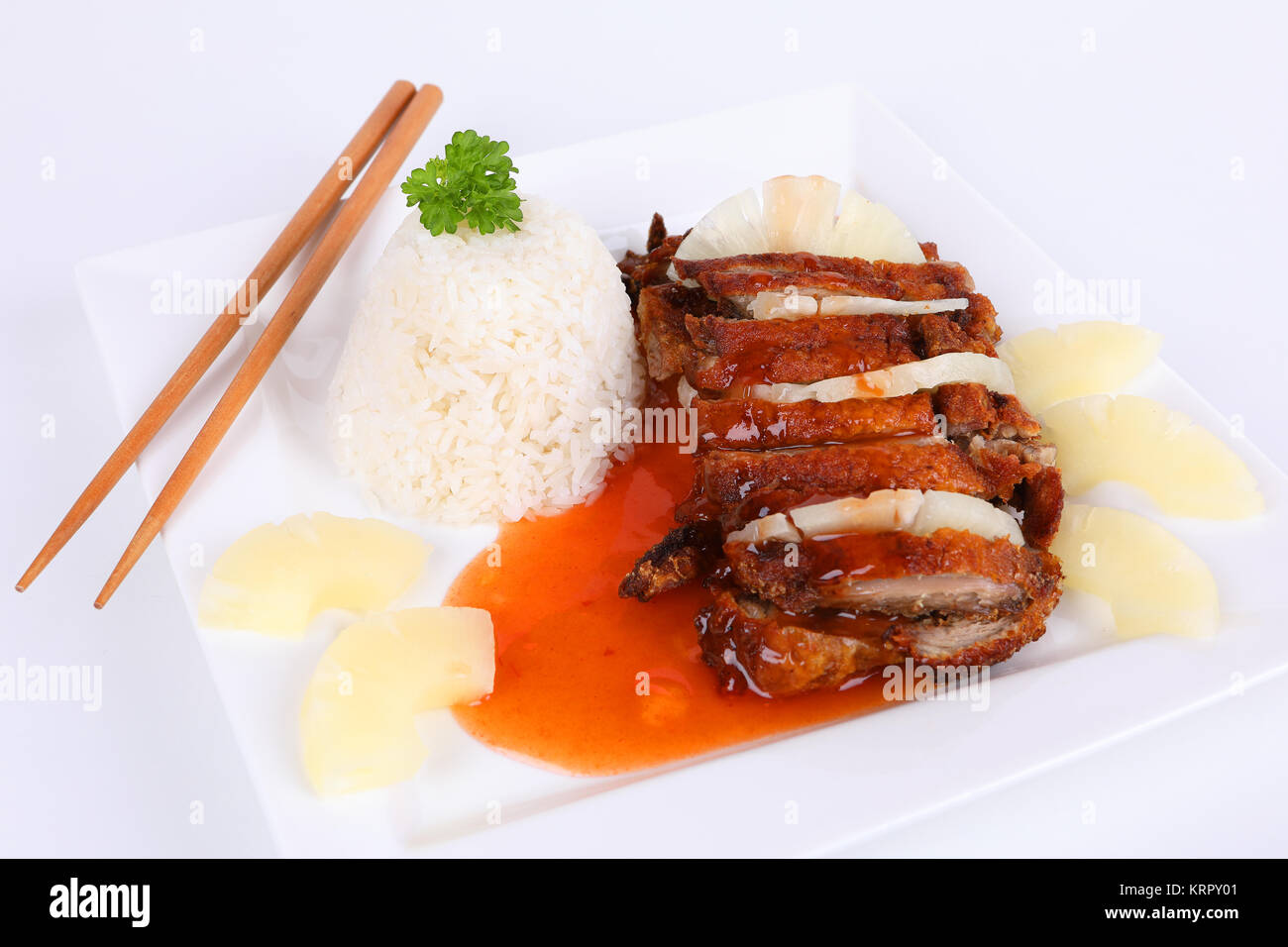 Chinese sweet and sour duck hi-res stock photography and images - Alamy