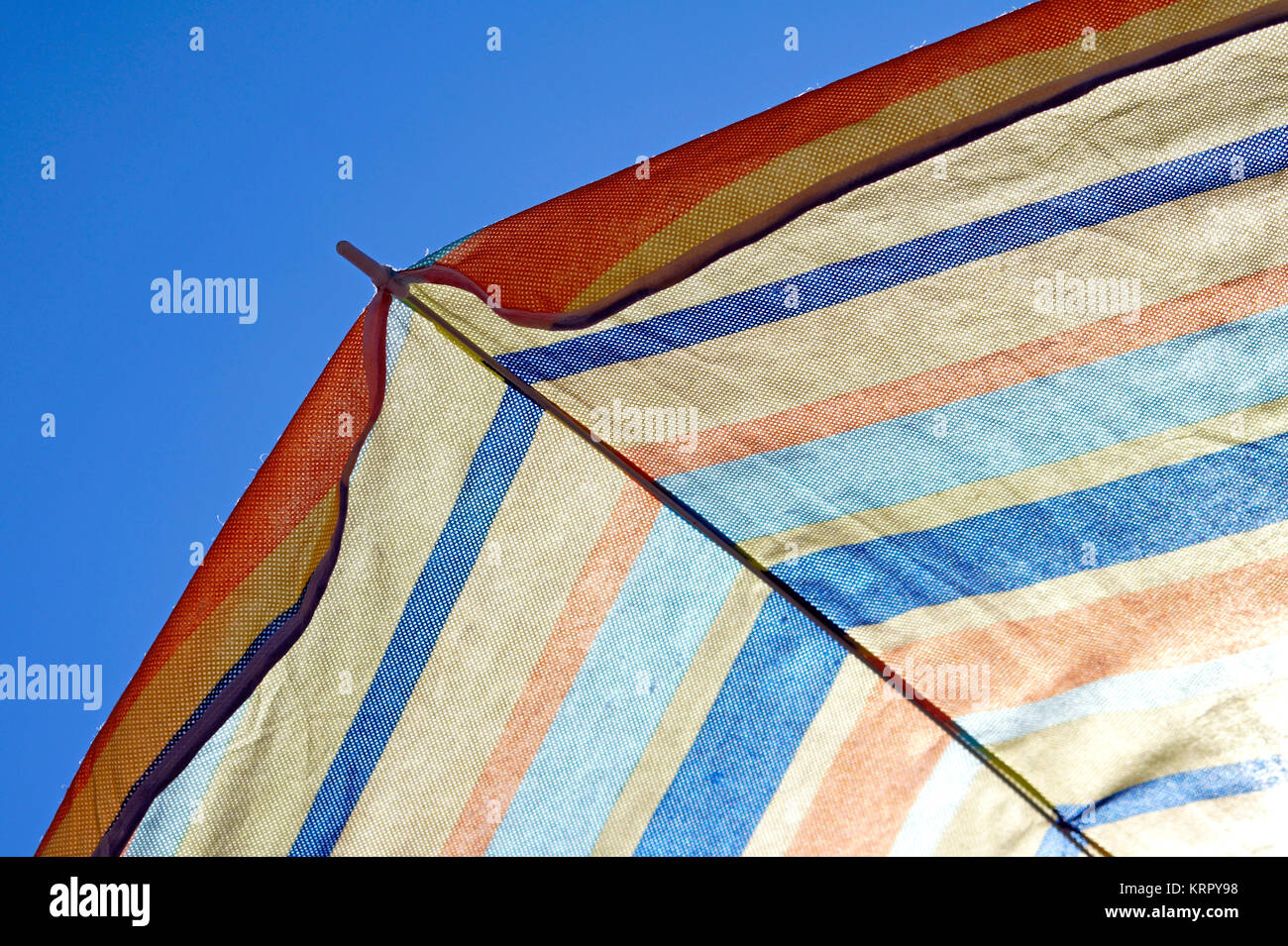 beach umbrella detail Stock Photo - Alamy