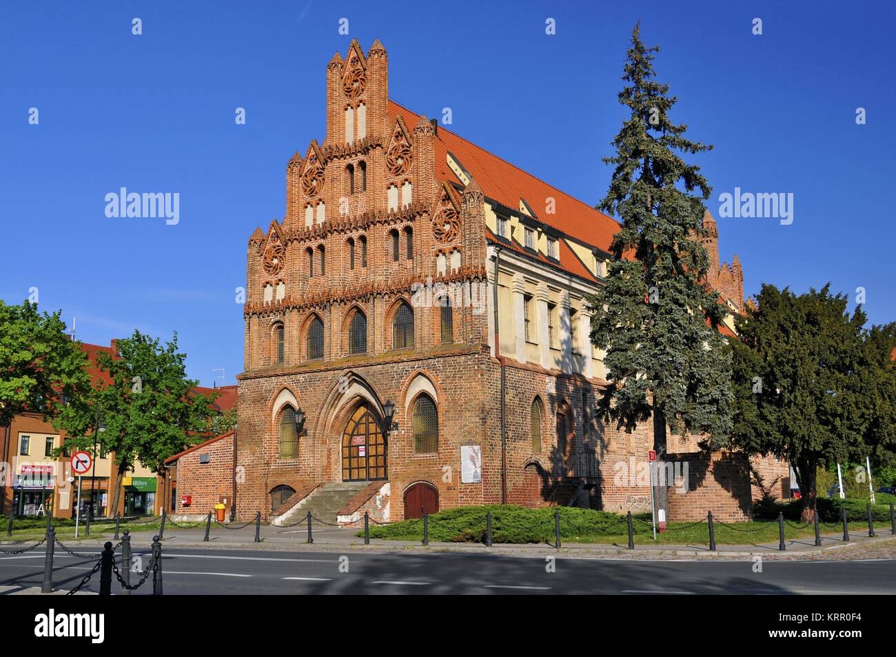 Former Town Hall (now the Cultural Center) in Chojna, West Pomeranian ...