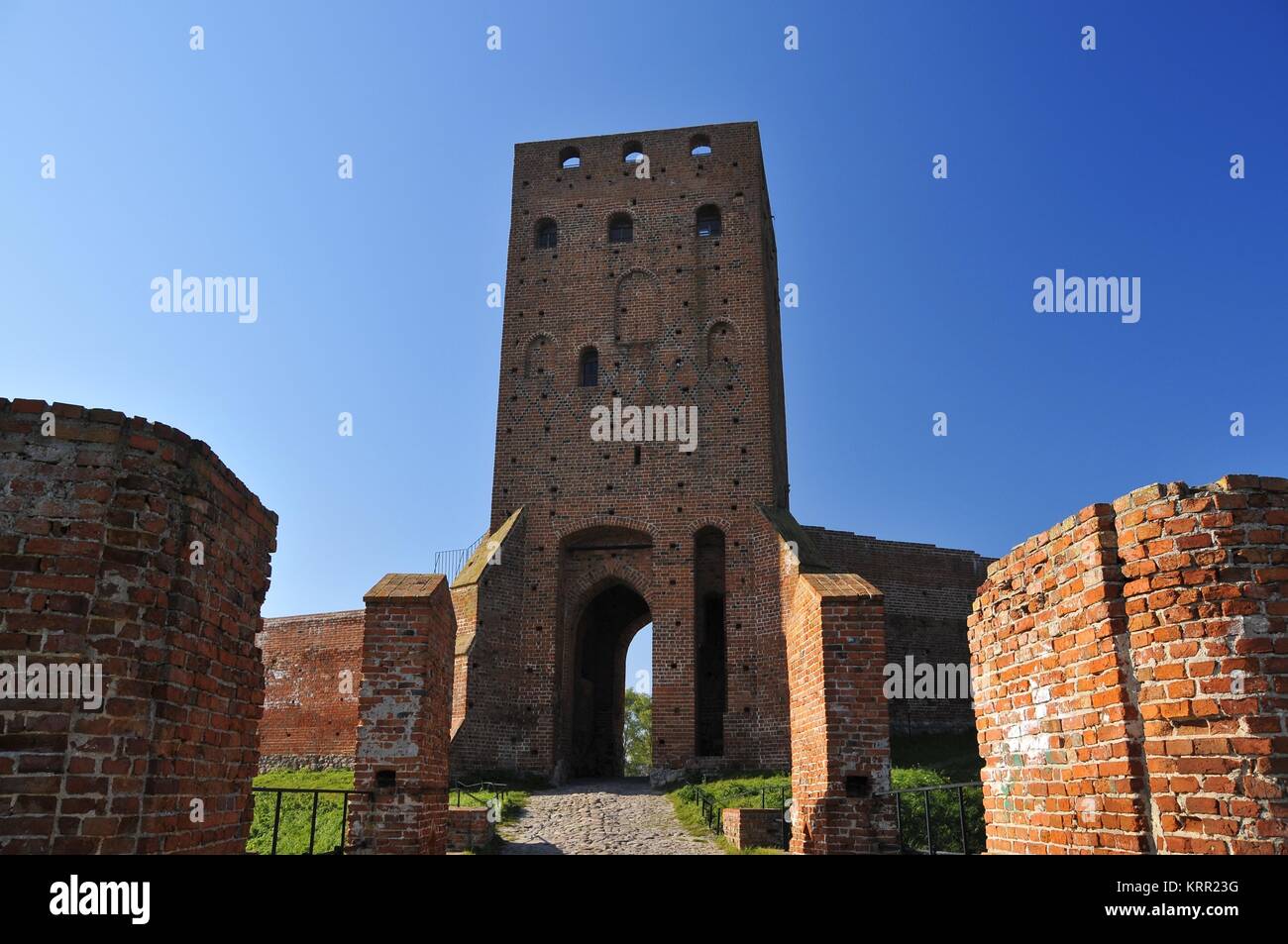 Gothic castle of the Dukes of Mazovia build in 14th and 15th century by ...