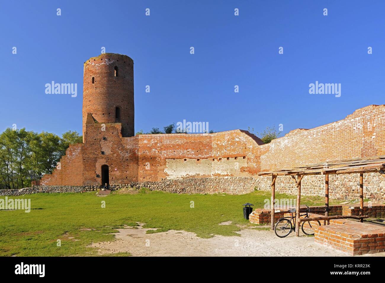 Gothic castle of the Dukes of Mazovia build in 14th and 15th century by ...