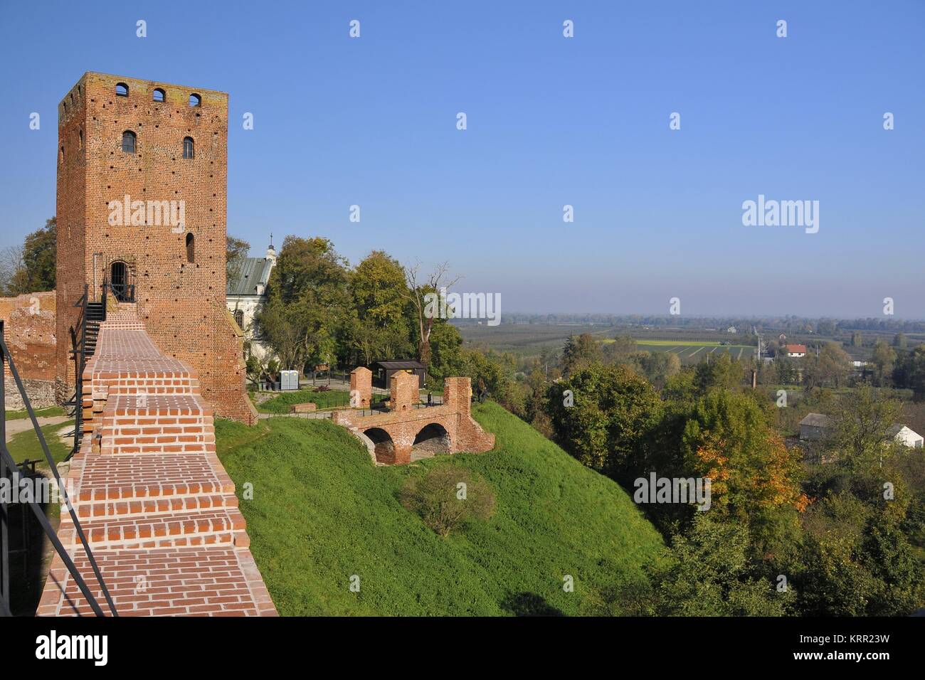 Gothic castle of the Dukes of Mazovia build in 14th and 15th century by ...