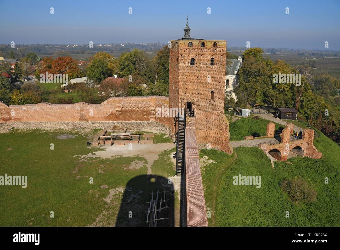 Gothic castle of the Dukes of Mazovia build in 14th and 15th century by ...