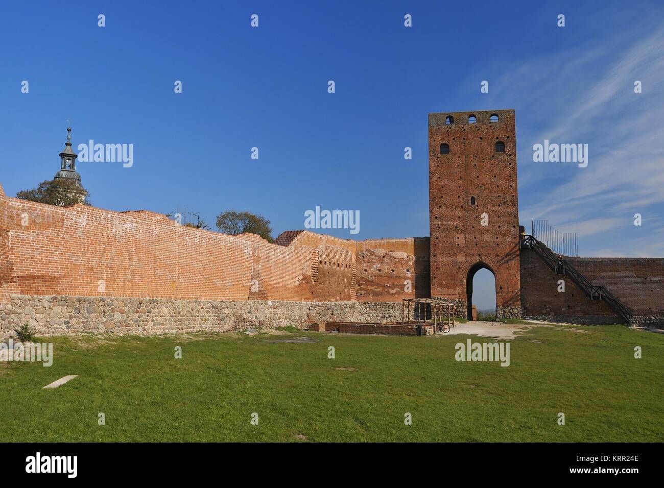Gothic castle of the Dukes of Mazovia build in 14th and 15th century by ...
