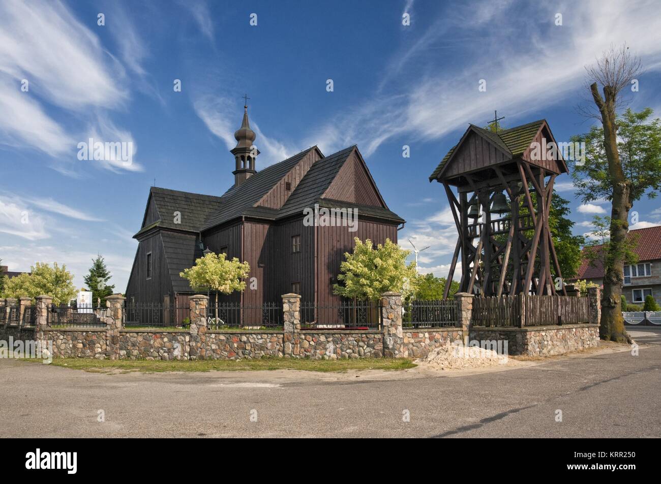 Assumption of Holy Mary`s Church in Deby Szlacheckie, village in ...