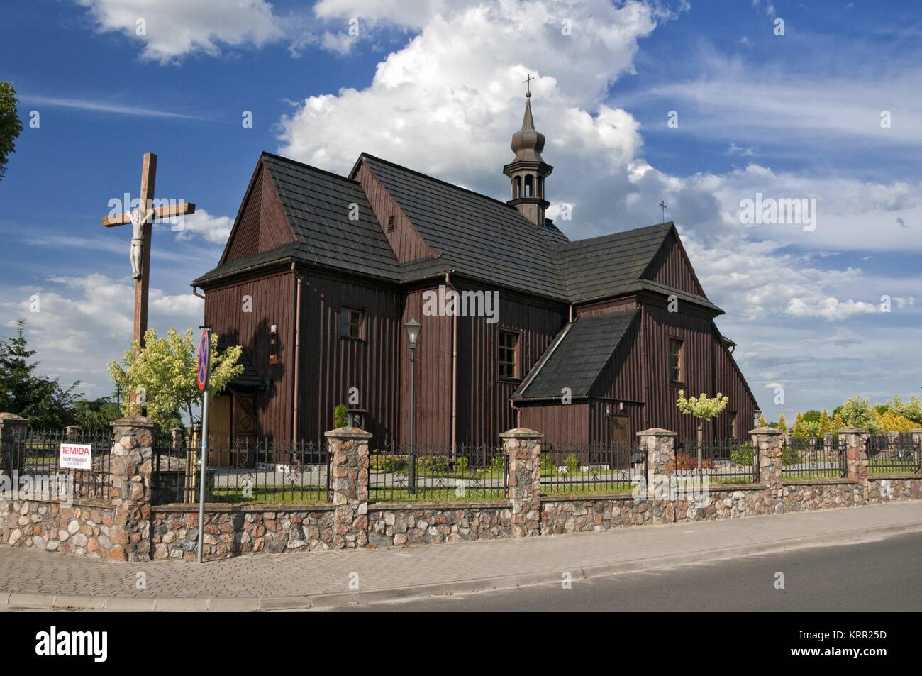 Assumption of Holy Mary`s Church in Deby Szlacheckie, village in ...